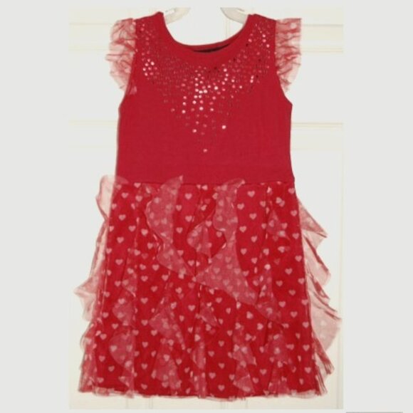 Self Esteem | Dresses | Self Esteem Girls Size 5 Red Dress | Poshmark
